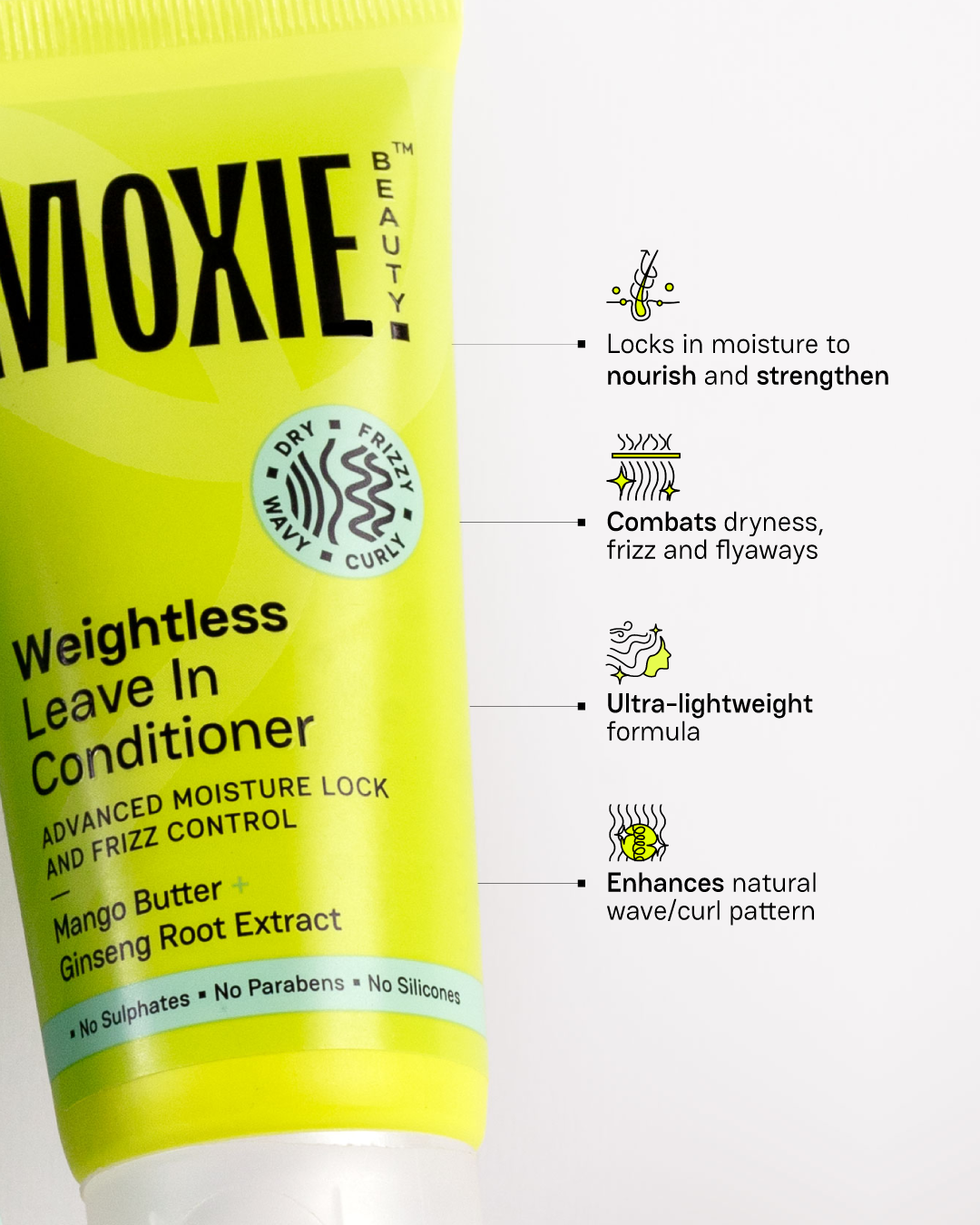 Weightless Leave In Conditioner, 50ml – Moxie Beauty - Clean, high performing products for ...