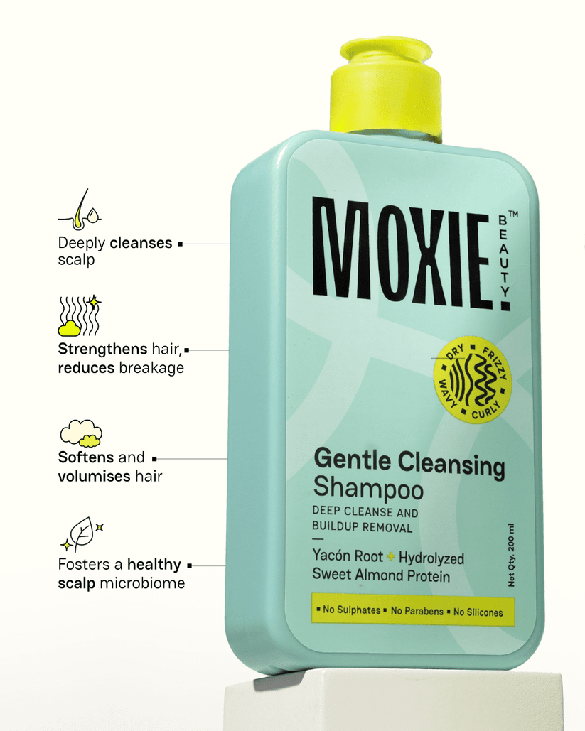 Gentle Cleansing Shampoo, 200ml – Moxie Beauty - Clean, high performing ...